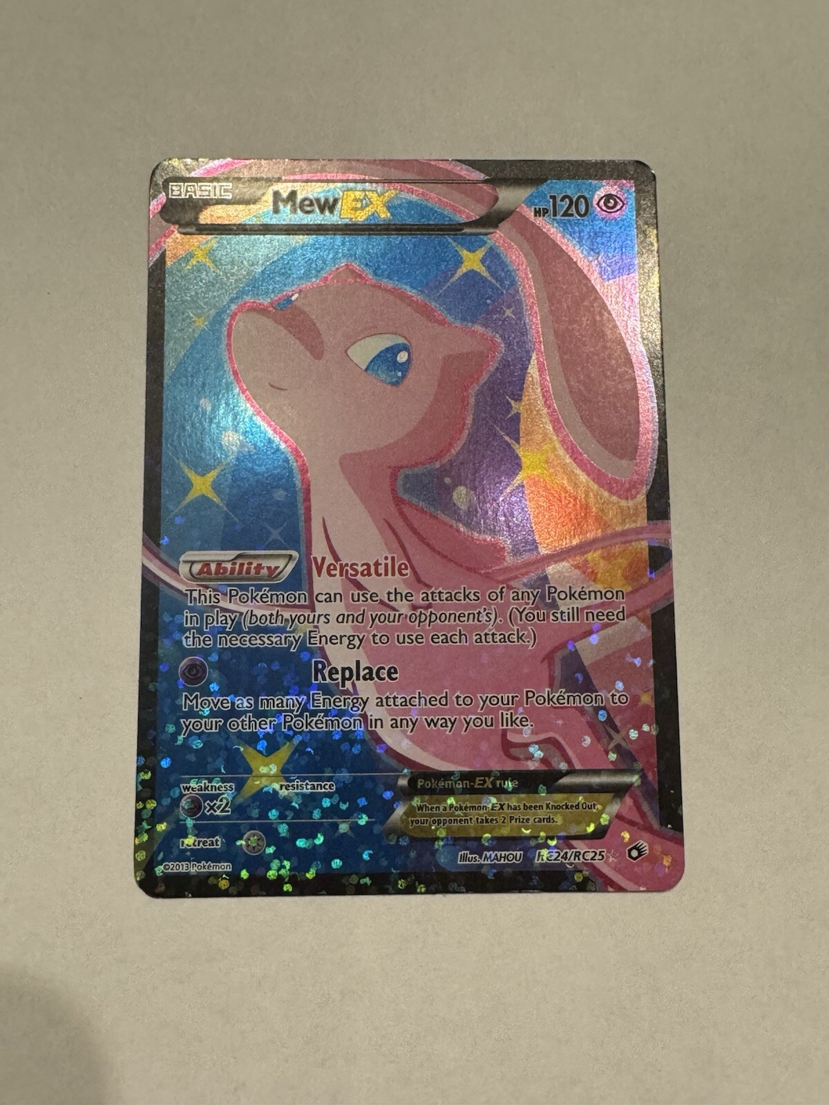 Mew ex 2013 Black & White: Legendary Treasures #RC24/RC25 Radiant ...