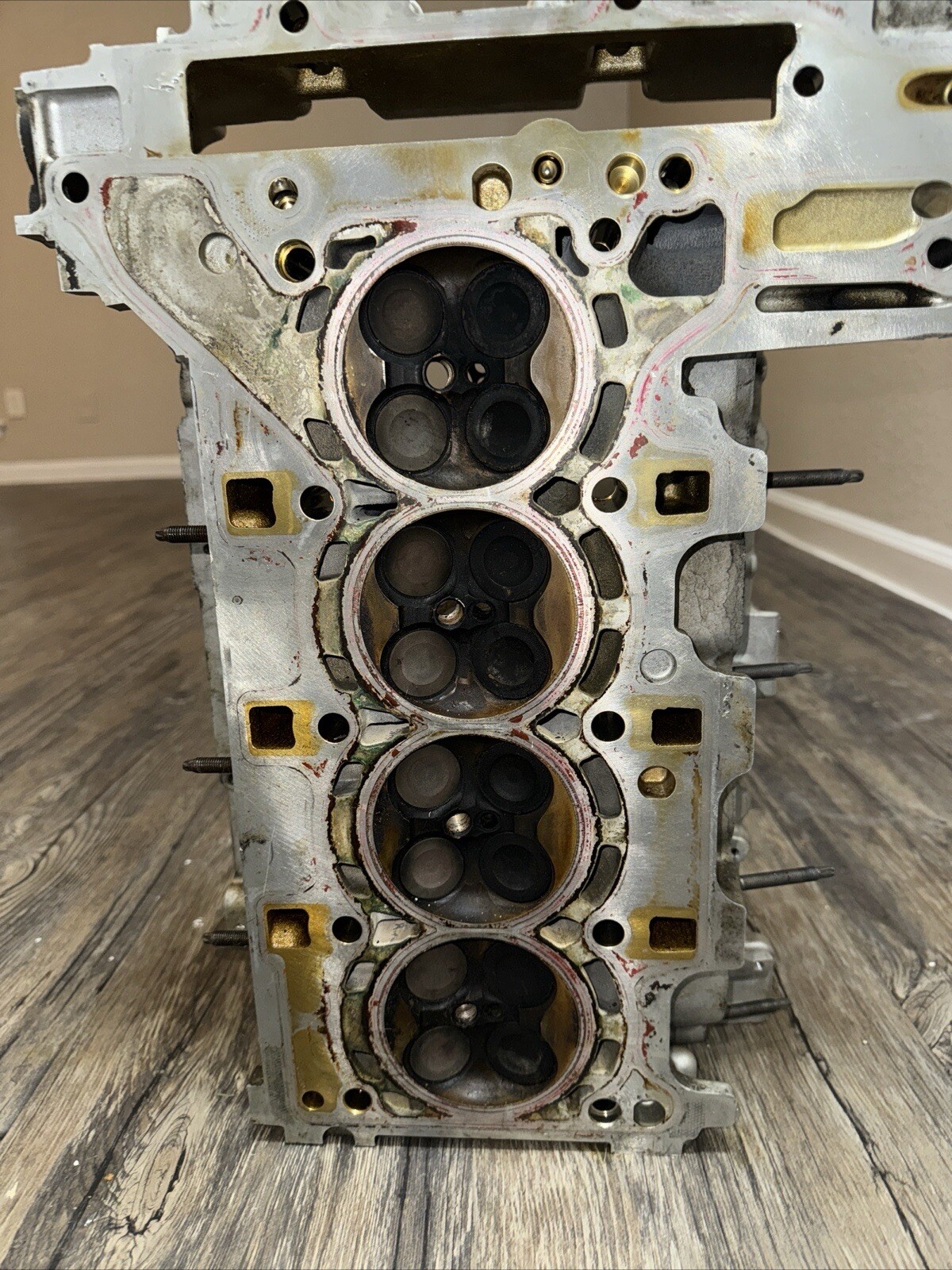 2012-2017 BMW N20 N26 4-Cylinder Turbo Engine Cylinder Head w Valves ...