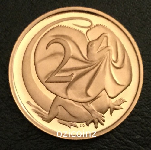 1985 Australian 2 Cent Proof Coin - Frill Neck Lizard (BA) | eBay