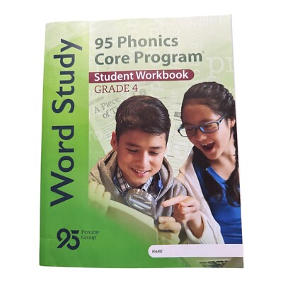 95 Phonics Core Program Student Workbook Word Study Grade 4 Lessons 1 ...