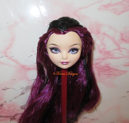 New Ever After High Raven Queen Doll Head from First Chapter for OOAK ...
