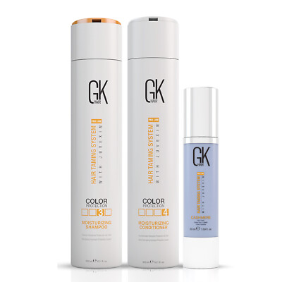 GK Hair Moisturizing Shampoo and Conditioner 300ml Travel Set Dry ...