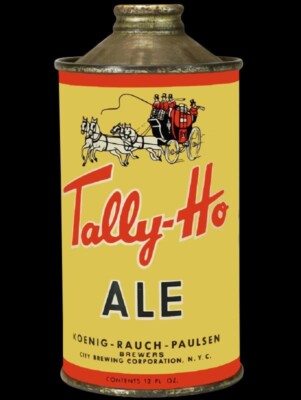 Tally-Ho Ale by Koenig Rauch Paulson NEW Sign: 40" Tall Diecut USA ...