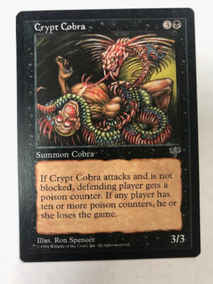 1x Crypt Cobra 1996 Mirage Magic Cards, COMBINED SHIPPING | eBay