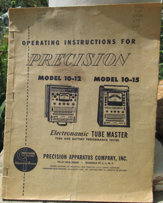 Tube Testers - 10-12 Tube Tester