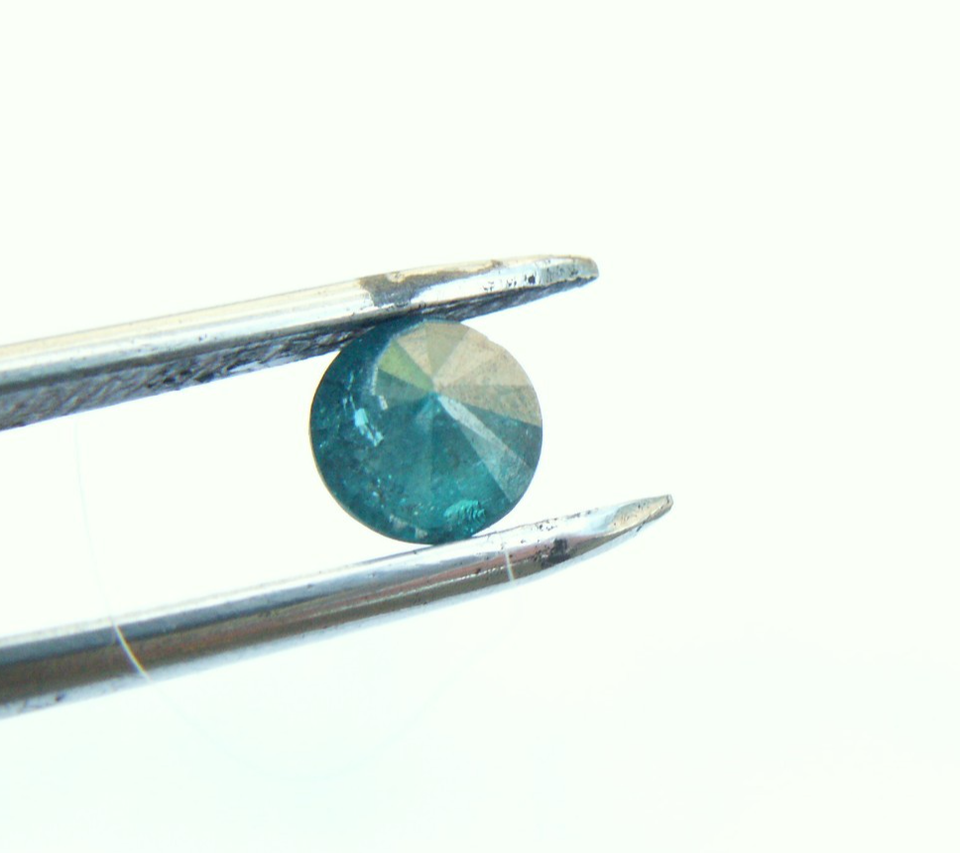 .68 Carat Natural Enhanced BLUE DIAMOND 5.45mm Round Brilliant Cut | eBay