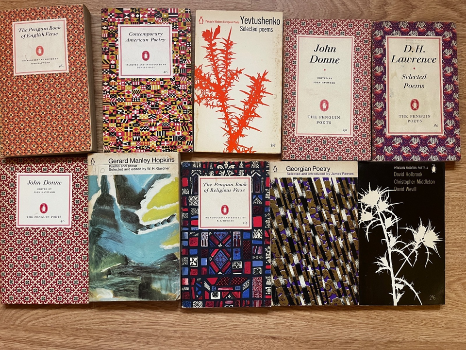 80 PENGUIN POETRY Books Vintage HUGE Bundle FAB PAPERBACK COLLECTION ...