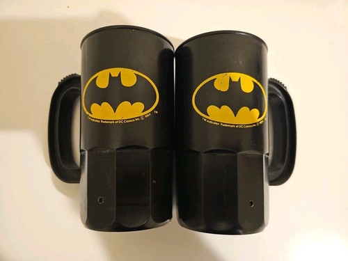 Batman Super Mug Cups Set Of 2 10-12 OZ DC Comics vintage 1989 Movie ...