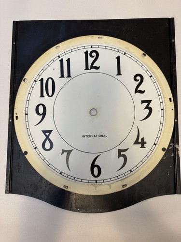 Antique International Time Recording Co ITR Wall Clock Dial Replacement ...