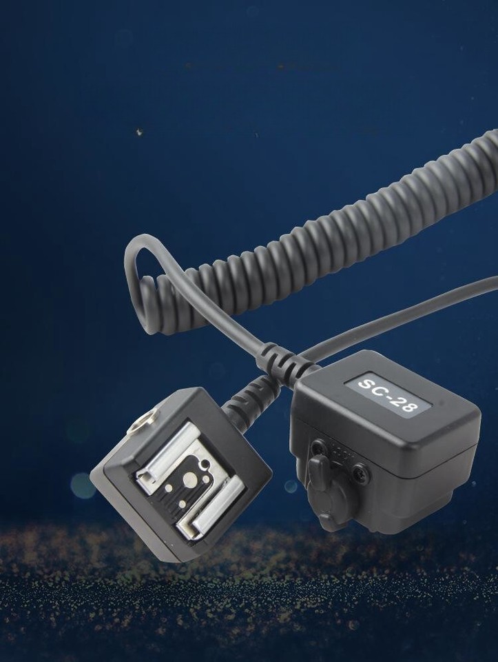 For Nikon D800 D600 Camera Flash Cord SC-28 Off-camera Flash Cord Sync ...