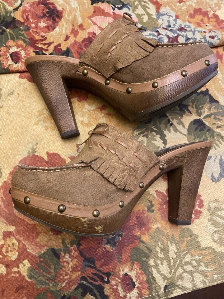 Vintage LEI Platform Clogs Women's 8 Y2K Make Offer ! | eBay