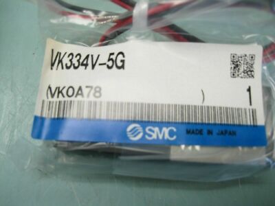 SMC 24VDC Base-Mounted 3 Port 2 Position Solenoid Valve VK334V-5G ...