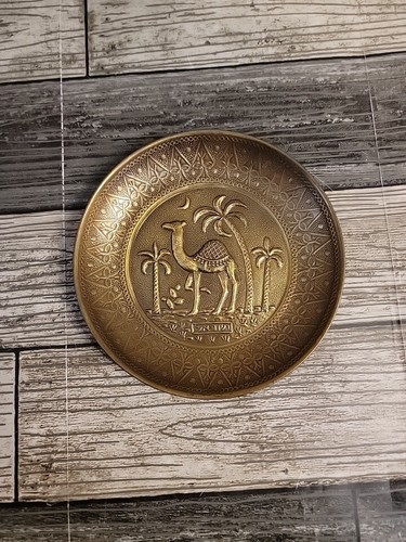 Vtg Pressed Copper Wall Plate 6 1/4-inch Diameter *Handmade In Israel ...