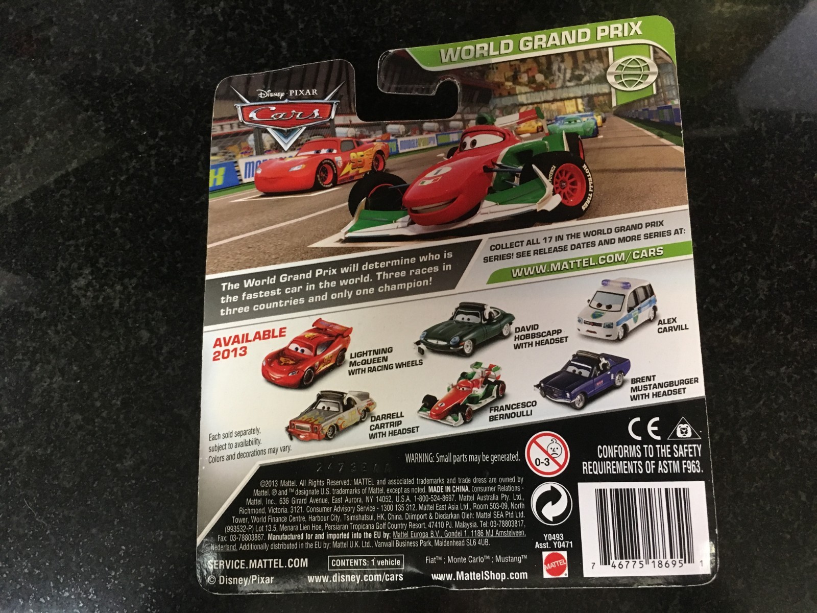 Disney Pixar Cars ALEX CARVILL | eBay
