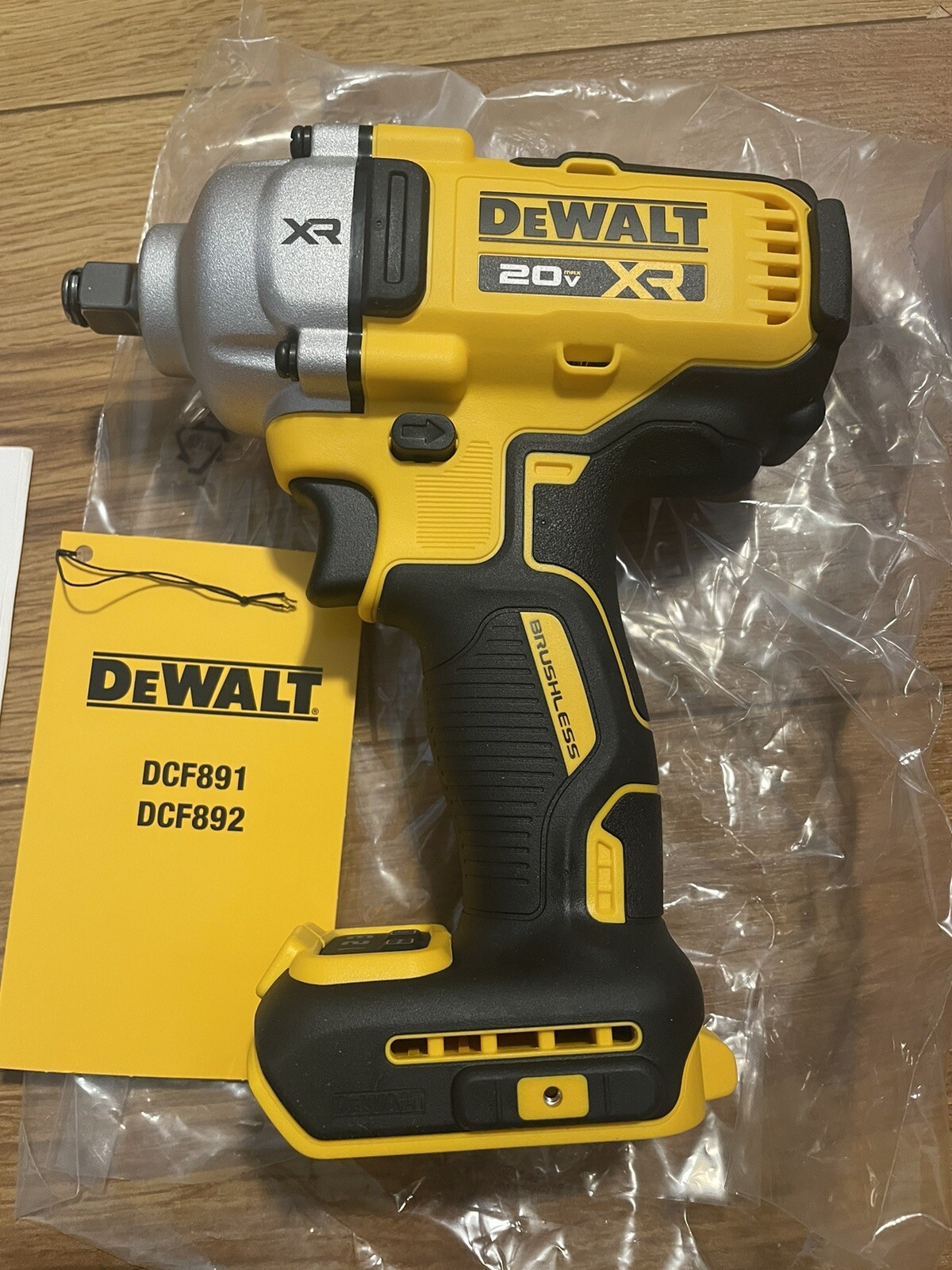 DeWalt DCF891B 20V MAX XR 1/2" Impact Wrench w Hog Ring Anvil + 5.0 ...