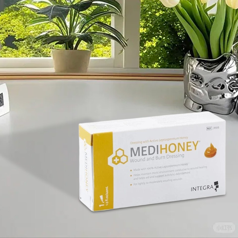 INTEGRA MEDIHONEY Gel, Wound and Burn Dressing, (1.5 fl. oz. / 44 mL ...