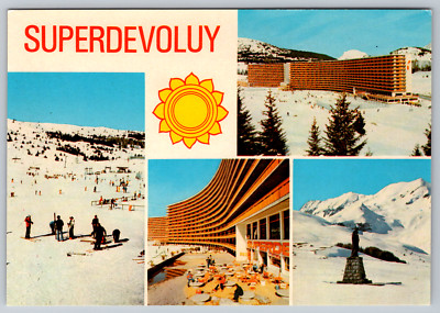 Superdevoluy Les Hautes Alpes Ski Resort Snow Scene Postcard | eBay