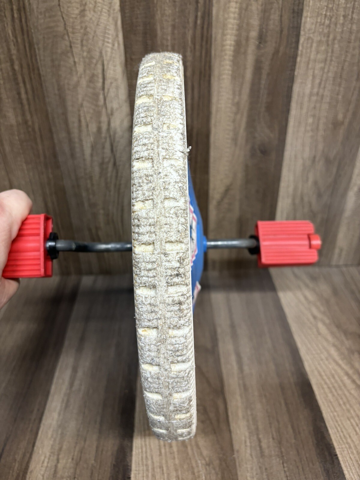 Smurf Power Cycle Big Wheel Front Wheel With Pedals Part Coleco Smurfs ...