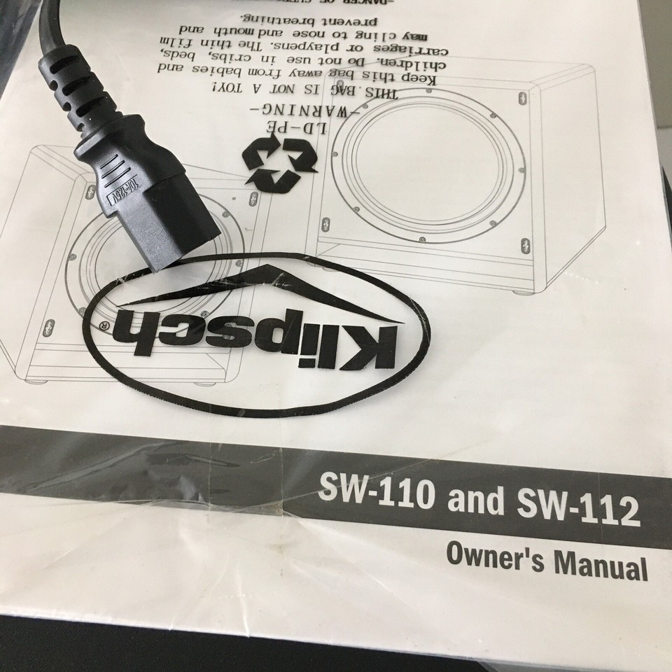 Klipsch SW-110 Powered Active 10 Inch Home Theater Subwoofer Speaker | eBay