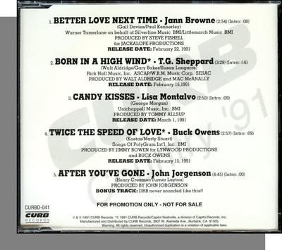 Curb Country '91 - 5 Song Promo 1991 CD Single! - New! | eBay