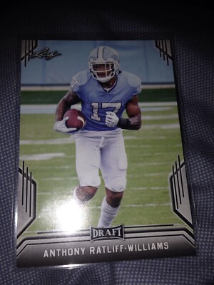 ANTHONY RATLIFF-WILLIAMS 2019 LEAF DRAFT ROOKIE CARD! TAR HEELS | eBay