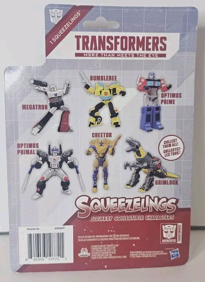 Transformers Squeezelings Cheetor Maximals Figure Squishy Toy ...