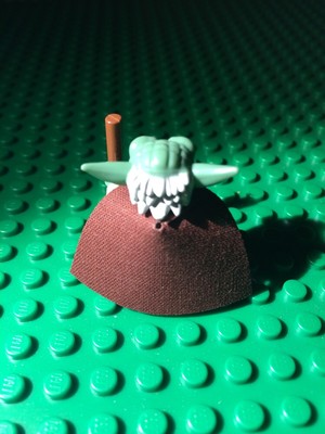 1 custom cape made to fit YODA Star Wars Lego Minifigure- CAPE ONLY NO ...