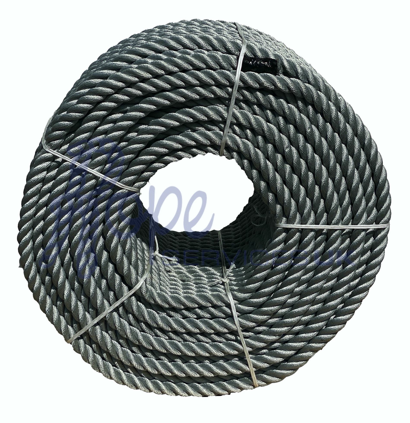 3 Strand Grey Garden Decking Rope, Decoration Handrail Barrier Outdoor ...