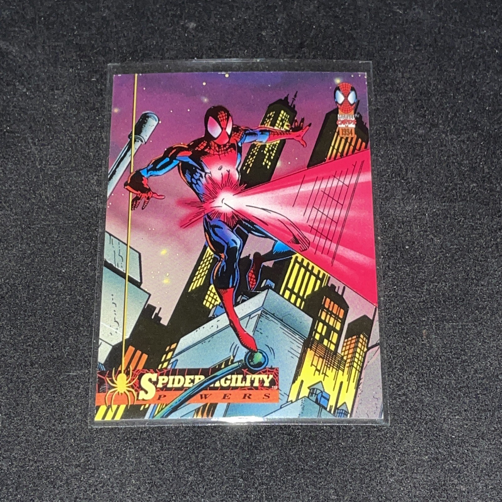 1994 FLEER MARVEL THE AMAZING SPIDER-MAN SPIDER-AGILITY CARD #5 | eBay