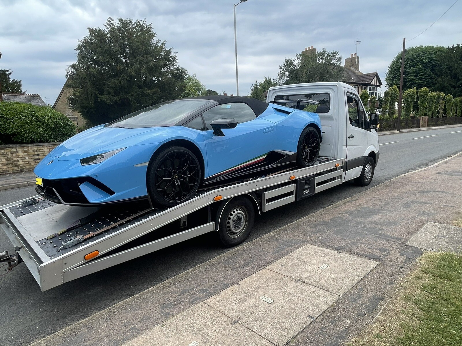 CAR COLLECTION & DELIVERY Transportation Recovery Transporter Trailer ...