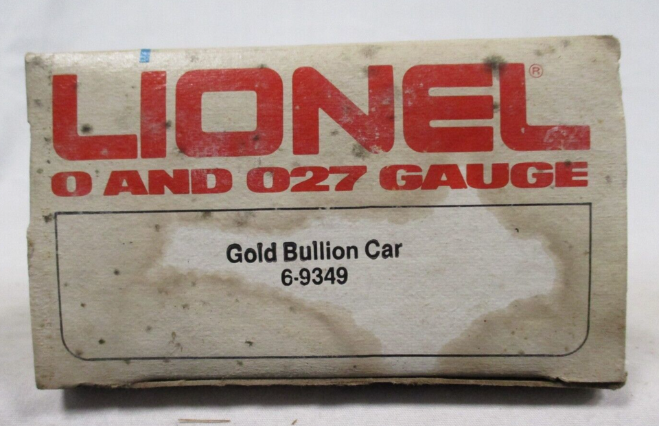 Lionel 6-9349 Gold Bullion Car- O Gauge | eBay