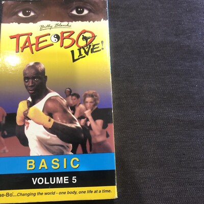 Tae Bo Live Basic Volume 5 VHS Tape New Sealed 1999 Billy Hottest ...