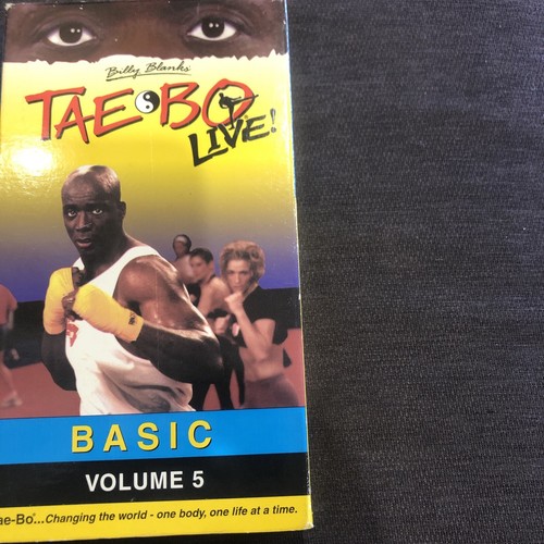 Tae Bo Live Basic Volume 5 VHS Tape New Sealed 1999 Billy Hottest ...