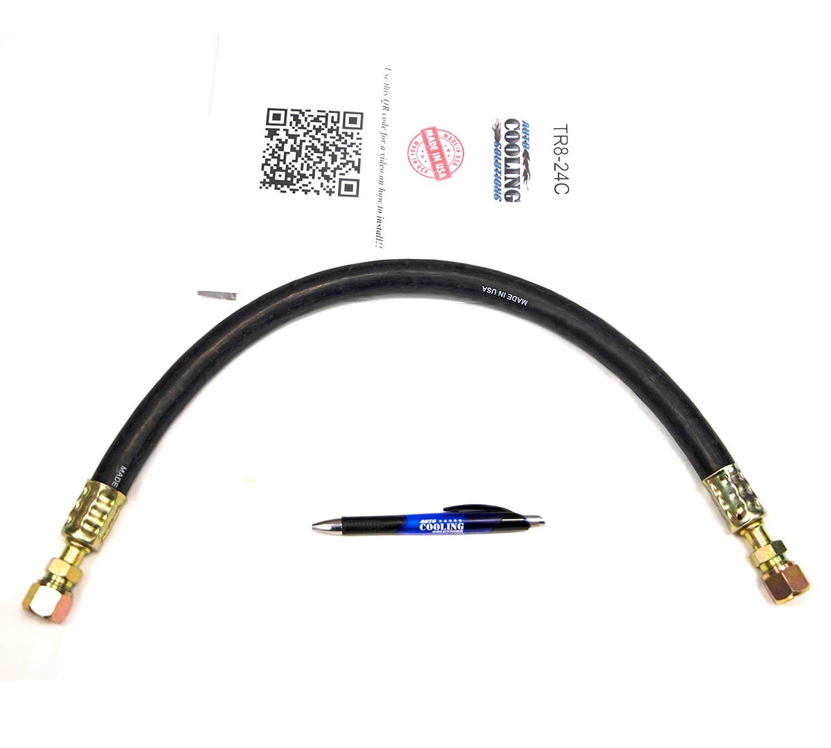 AC Line Repair Kit repair 8mm O.D. (24" Long) Repair Any AC Hose, EZ ...