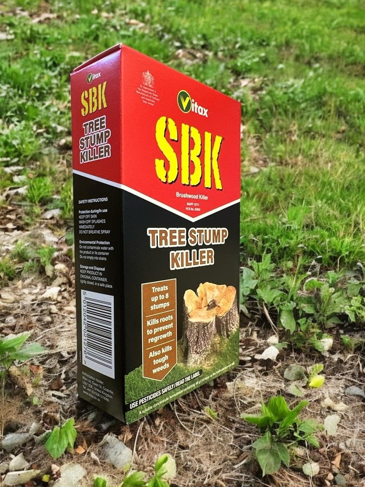 SBK Tree Stump Killer Kills Roots & Tough Weeds Treats Up To 8 Stumps ...