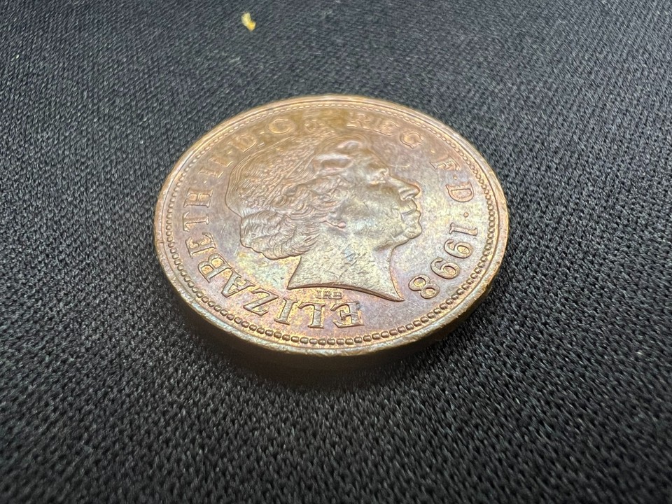 2 pence 1998 Elizabeth II. Ultra rare error "double minting" .Bronze | eBay