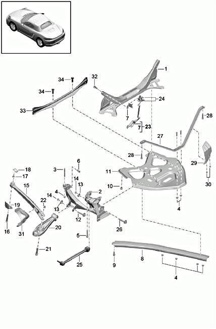 Genuine PORSCHE Guide 98133104303 | eBay