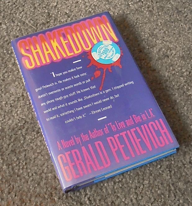 Signed SHAKEDOWN Gerald Petievich 1988 1st Ed First Edition Las Vegas ...