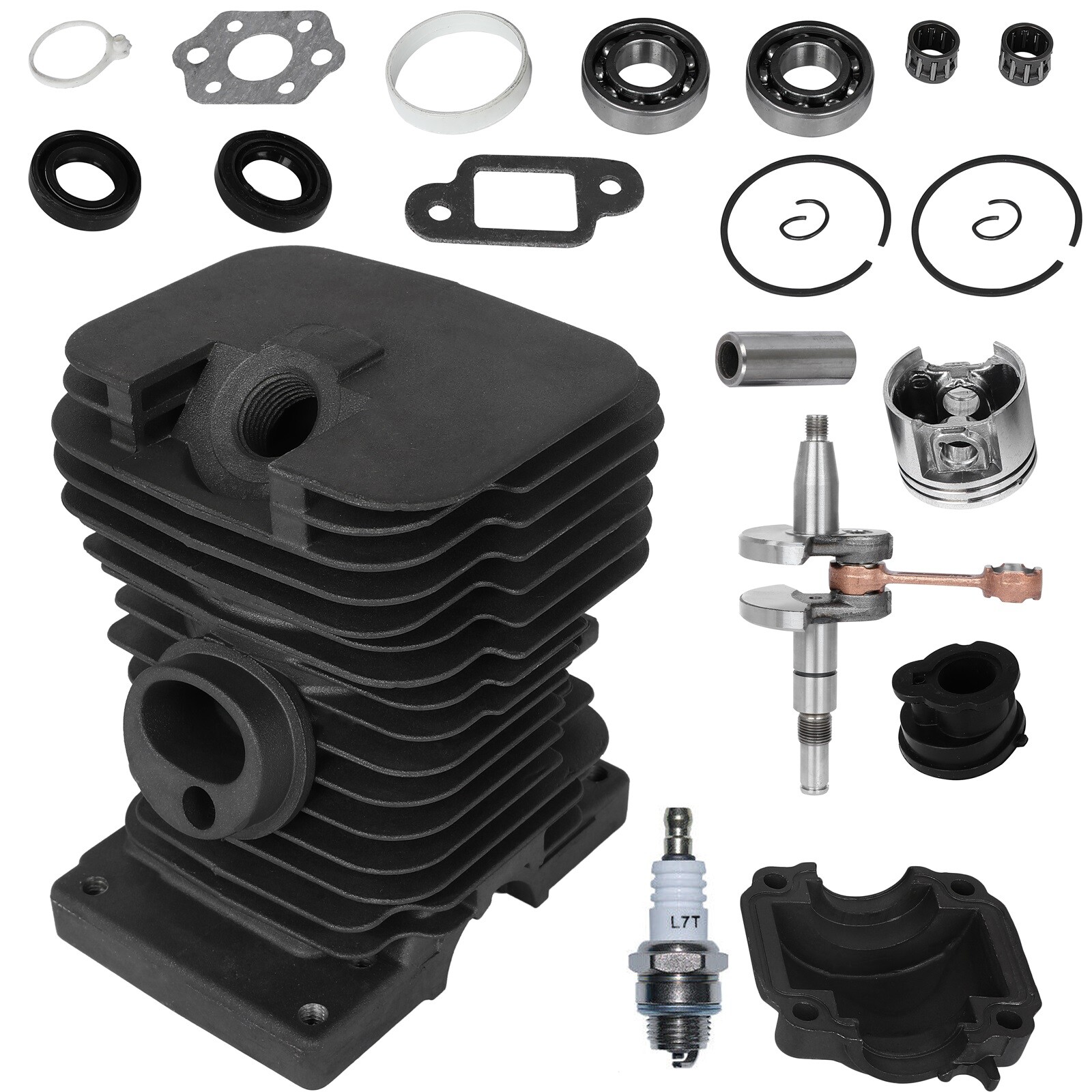 38mm Cylinder Piston Assembly Kit For Stihl Chainsaw MS170 MS180 018 ...