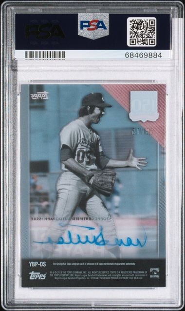 DON SUTTON 2019 Topps Clearly Authentic PSA 9 MINT AUTO 10 GEM MINT HOF ...