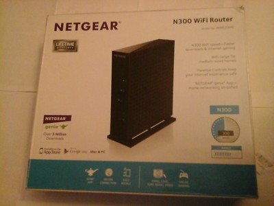 NETGEAR N300 WI-FI Router WNR 2000v5 black. | eBay
