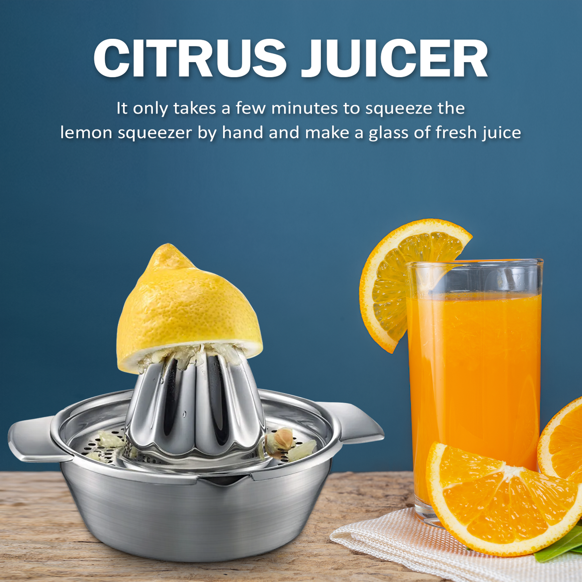 Bowl Strainer Juicer Multifunctional Citrus Juicer - Manual Orange ...