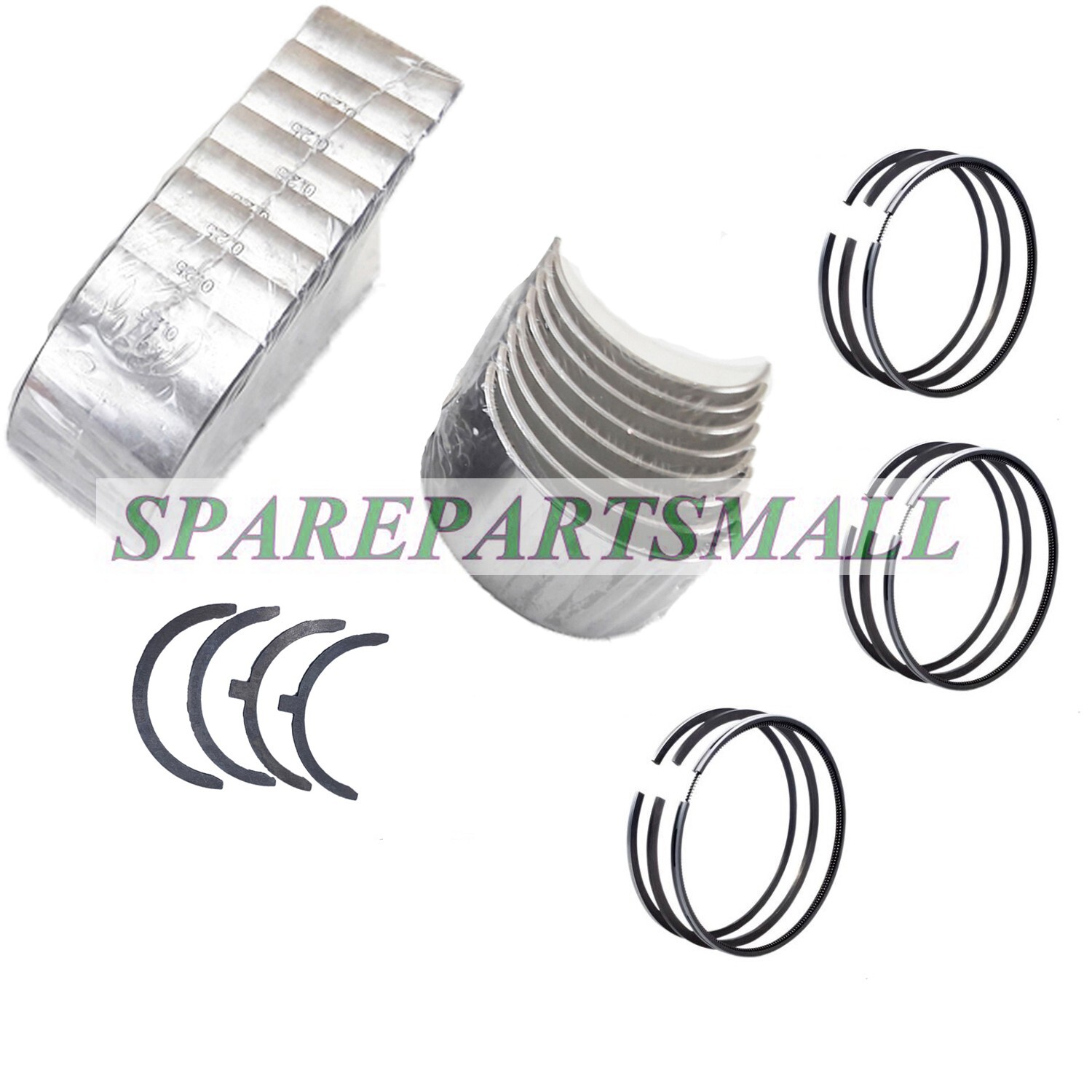 New Bearing Kit + 3 Piston Rings Fit For Isuzu 3CE1 Diesel Engine | eBay