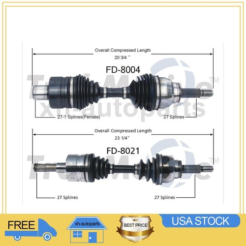 Fits 1995~2001 Ford Explorer 2X Front TrakMotive CV Axle Shaft XH | eBay