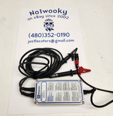 Radiodetection Transmitter Live Plug Connector (with Crocodile clips ...