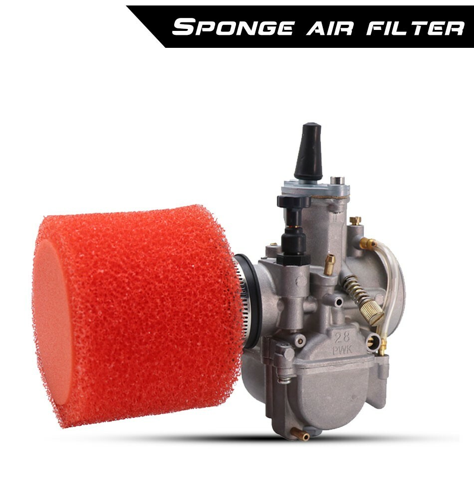 Motorcycle 35mm Sponge Air Filter Velocity Stack For 34mm-36mm Carb ...