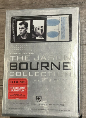 The Jason Bourne Collection (4-Disc DVD Set, 2007) Limited Edition with ...