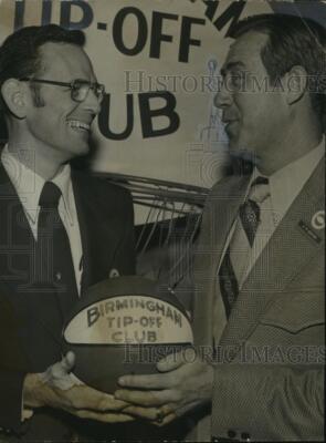 1974 Press Photo Birmingham Tip-Off Club Members Don Townsend, C. M ...