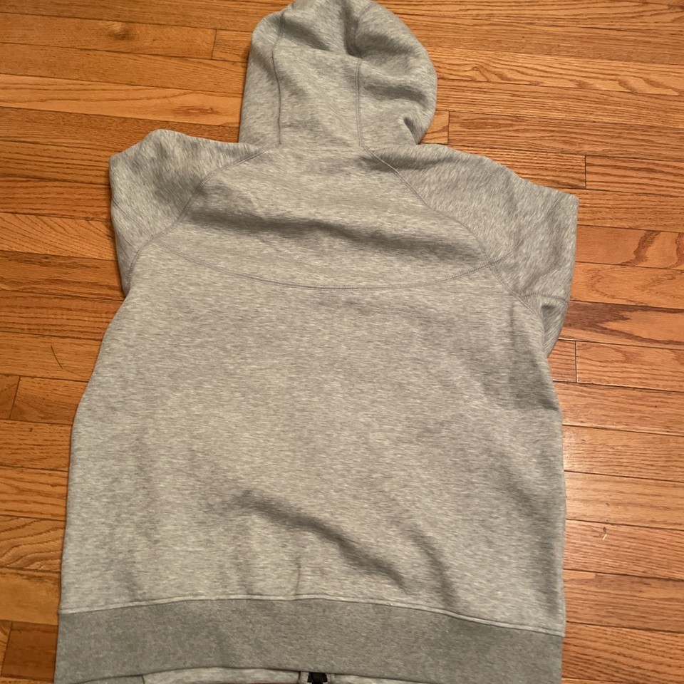 Nike Tech Fleece Gray Heather Windrunner Full Zip Hoodie FB7921-063 Men ...