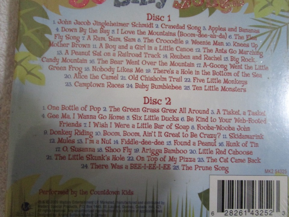 50 Silly Songs CD by the Countdown Kids (2009, Madacy Entertainment) | eBay
